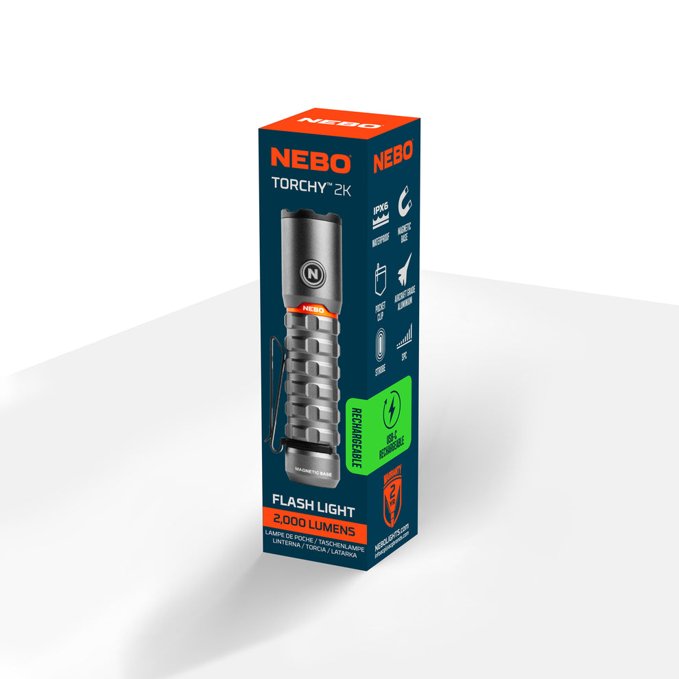 Torchy 2K | Rechargeable Flashlight | NEBO Tools – Nebo Australia
